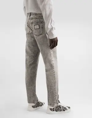 Dolce & Gabbana Regular Cotton Jeans Denim Multi-colored
