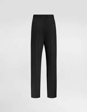 Dolce & Gabbana Wool Gabardine Trousers Pants And Shorts