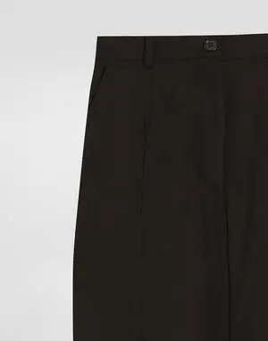 Dolce & Gabbana Wool Gabardine Trousers Pants And Shorts