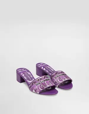 Dolce & Gabbana Ciabatta Flat Slides And Mules - Multicolor