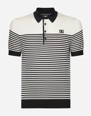 Dolce & Gabbana Polo Manica Corta Sweaters And Cardigans - Multicolor