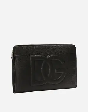 Dolce & Gabbana Large Deerskin Pouch Briefcase And Clutches