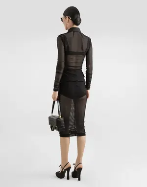 Dolce & Gabbana Mesh Shirt Jacket Blazers
