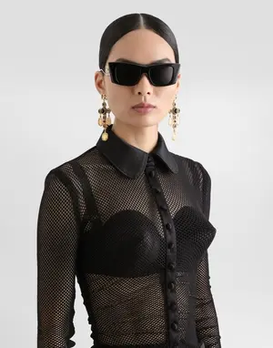 Dolce & Gabbana Mesh Shirt Jacket Blazers