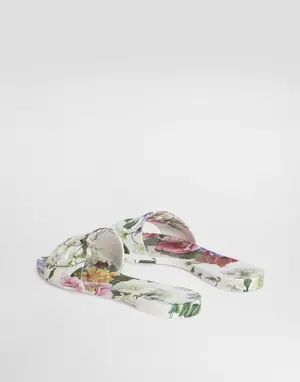 Dolce & Gabbana Rubber Beachwear Sliders Slides And Mules