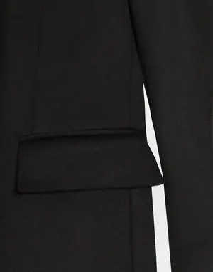 Dolce & Gabbana Single-breasted Coat In Bonded Cloth Coats And Jackets