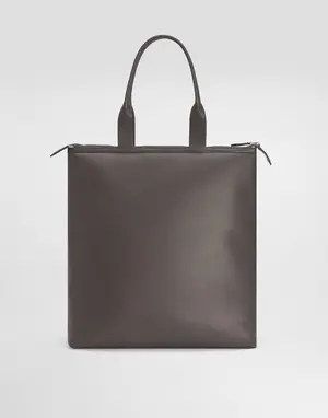 Dolce & Gabbana Calfskin Nappa Leather Shopper - Grey