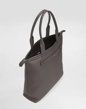 Dolce & Gabbana Calfskin Nappa Leather Shopper - Grey