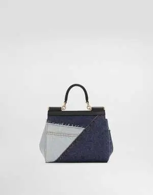Dolce & Gabbana Patchwork And Calfskin Small Sicily Bag