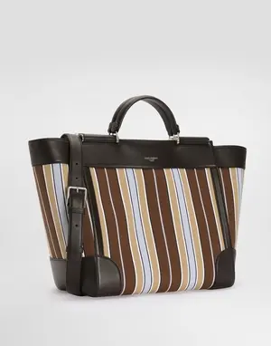 Dolce & Gabbana Sicily Jacquard Fabric Handbag Shoppers