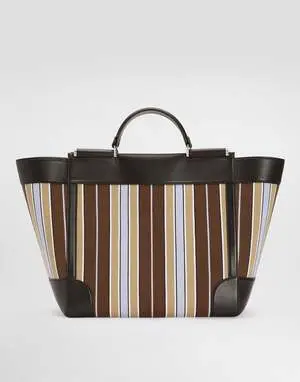 Dolce & Gabbana Sicily Jacquard Fabric Handbag Shoppers