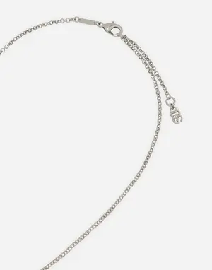 Dolce & Gabbana Fine Link Necklace With Dg Logo