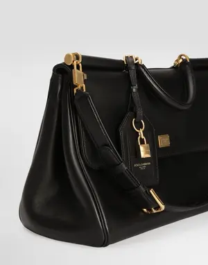 Dolce & Gabbana Maxi My Sicily Handbag In Plongé Calfskin