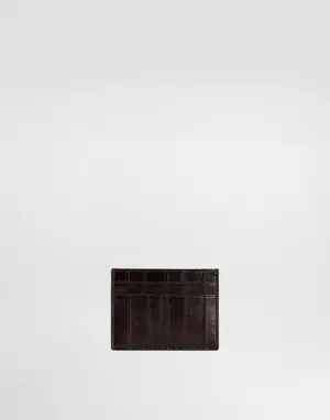 Dolce & Gabbana Eel Leather Card Holder Wallets And Small Leather Goods