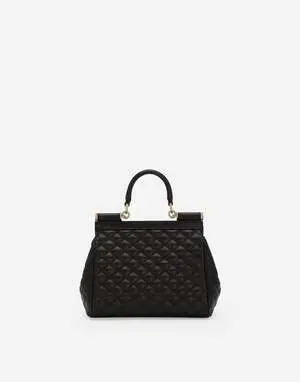 Dolce & Gabbana Medium Sicily Handbag - Black