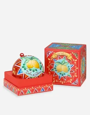 Dolce & Gabbana Decorative Glass Ball Holiday Decoration - Multicolor