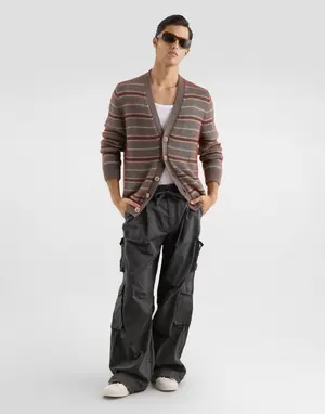 Dolce & Gabbana Washed Fabric Cargo Trousers And Shorts