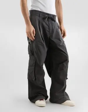 Dolce & Gabbana Washed Fabric Cargo Trousers And Shorts