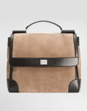 Dolce & Gabbana Sicily Bag In Split Calfskin - Multicolor