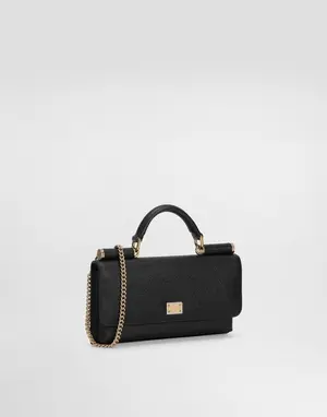 Dolce & Gabbana Dauphine-print Calfskin Mini Bag Collection Leather