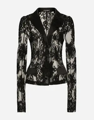Dolce & Gabbana Giacca Blazers Lace - Black