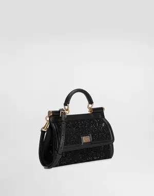 Dolce & Gabbana Small Sicily Handbag Black