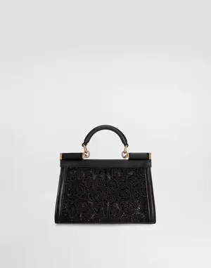 Dolce & Gabbana Small Sicily Handbag Black