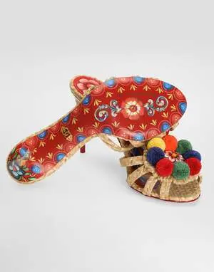 Dolce & Gabbana Embellished Mules - Multicolor