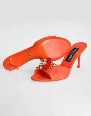 Dolce & Gabbana Embellished Mules - Multicolor