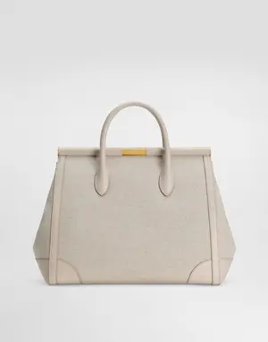 Dolce & Gabbana Marlene Fabric And Calfskin Handbag Handbags - Multicolor