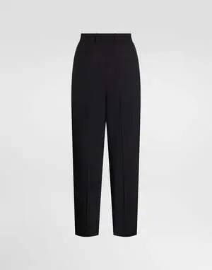 Dolce & Gabbana Wool Trousers Pants And Shorts - Blue