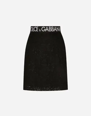 Dolce & Gabbana Lace Miniskirt Skirts - Black