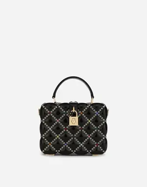 Dolce & Gabbana Resin Dolce Box Bag With Rhinestones Handbags Multi-colored - Multicolor