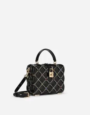 Dolce & Gabbana Resin Dolce Box Bag With Rhinestones Handbags Multi-colored