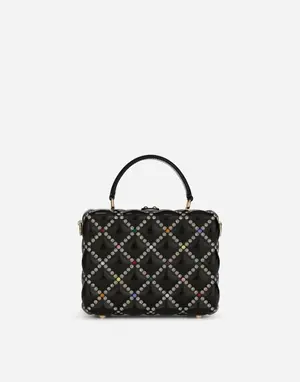 Dolce & Gabbana Resin Dolce Box Bag With Rhinestones Handbags Multi-colored