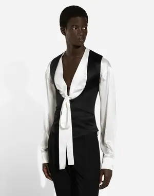 Dolce & Gabbana Single-breasted Silk Vest