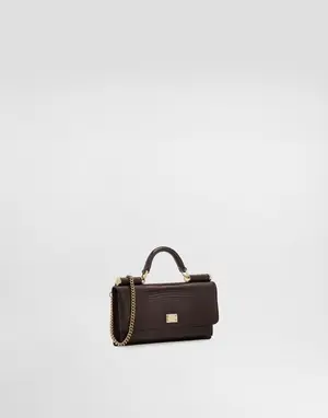 Dolce & Gabbana Iguana-print Mini Bag Burgundy Leather