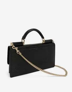 Dolce & Gabbana Iguana-print Mini Bag Leather