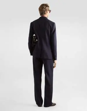 Dolce & Gabbana Virgin Wool Trousers - Blue
