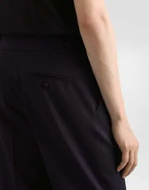 Dolce & Gabbana Virgin Wool Trousers - Blue