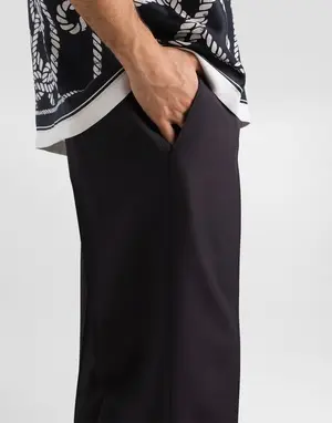 Dolce & Gabbana Virgin Wool Tailored Trousers - Blue