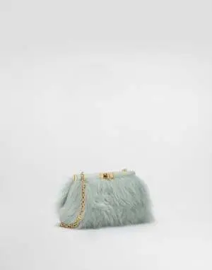 Dolce & Gabbana Marlene Shoulder Bag In Shearling And Calfskin Collection