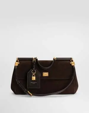 Dolce & Gabbana Medium My Sicily Handbag In Split And Smooth Calfskin Handbags - Multicolor