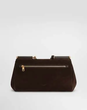 Dolce & Gabbana Medium My Sicily Handbag In Split And Smooth Calfskin