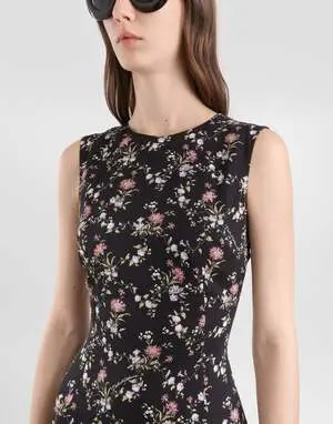 Dolce & Gabbana Small Floral-print Charmeuse Dress Dresses