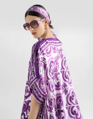 Dolce & Gabbana Majolica-print Twill Caftan Dresses