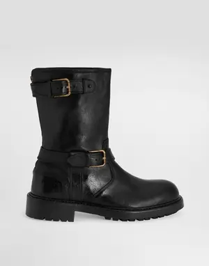Dolce & Gabbana Stivale Boots And Ankle Boots Leather - Black