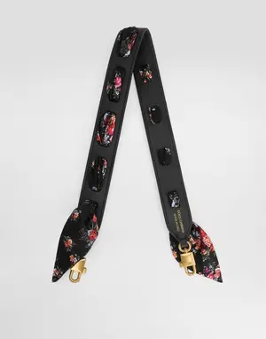 Dolce & Gabbana Raffia Crochet And Twill Shoulder Strap Collection - Multicolor