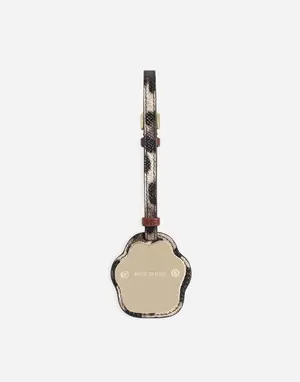 Dolce & Gabbana Calfskin Charm Dog Accessories Animal - Print