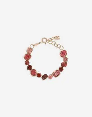 Dolce & Gabbana 18 Carat Red Gold And Tourmaline Bracelet - Rot